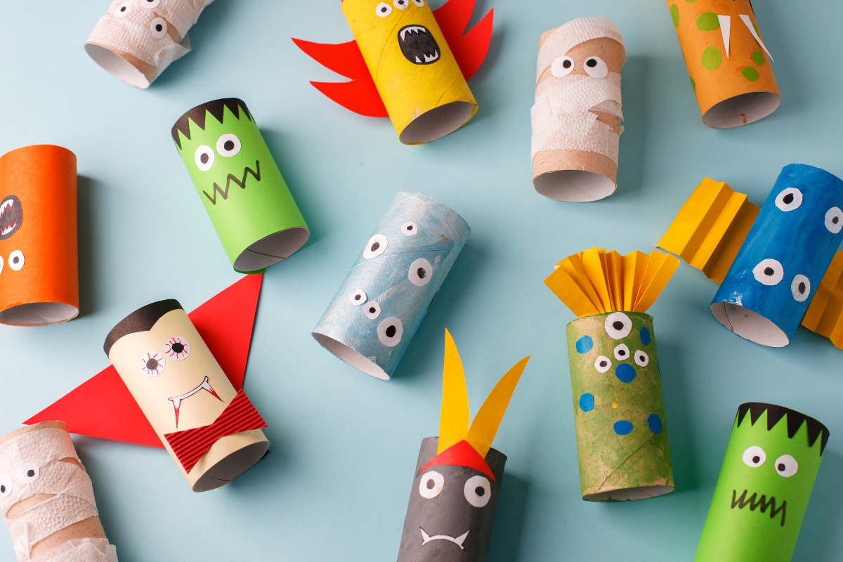 How to Make Toilet Roll Paper Monsters - Mums in Jersey